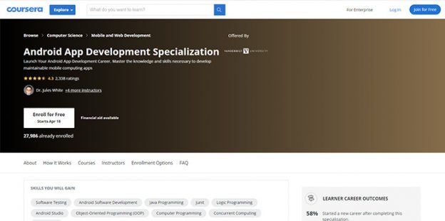 10+ Best Websites For Beginners To Learn Android Development