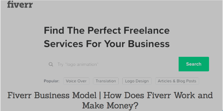 Fiverr Business Model | How Does Fiverr Work and Make Money